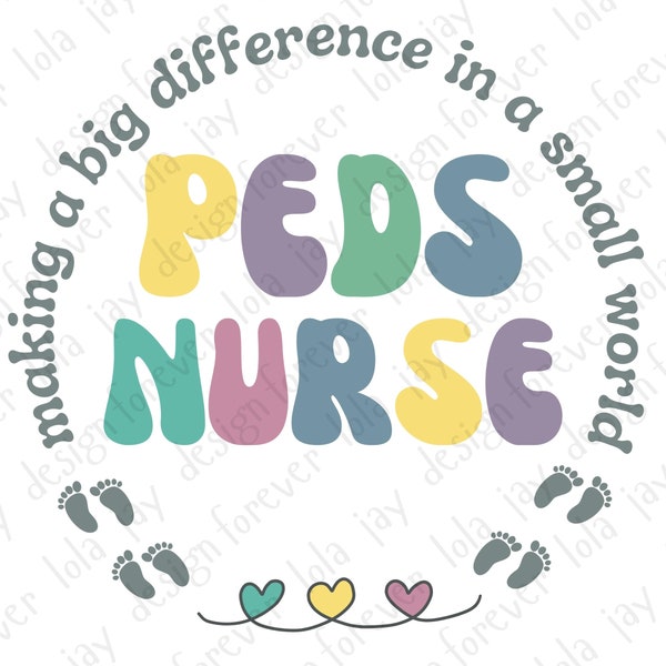 Pediatric Nurse Svg - Etsy