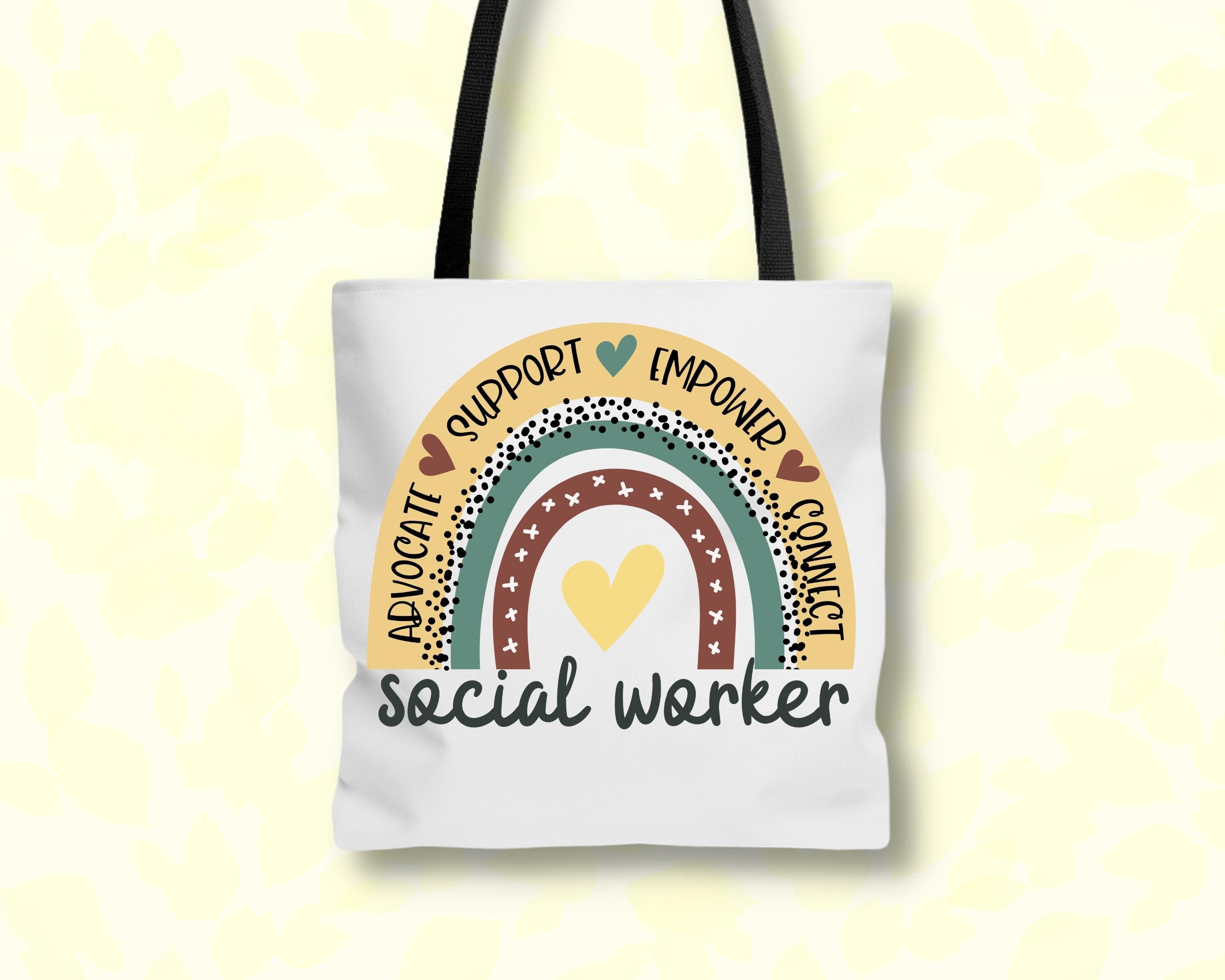 Social Worker PNG Sublimation Empowerment Rainbow Social - Etsy
