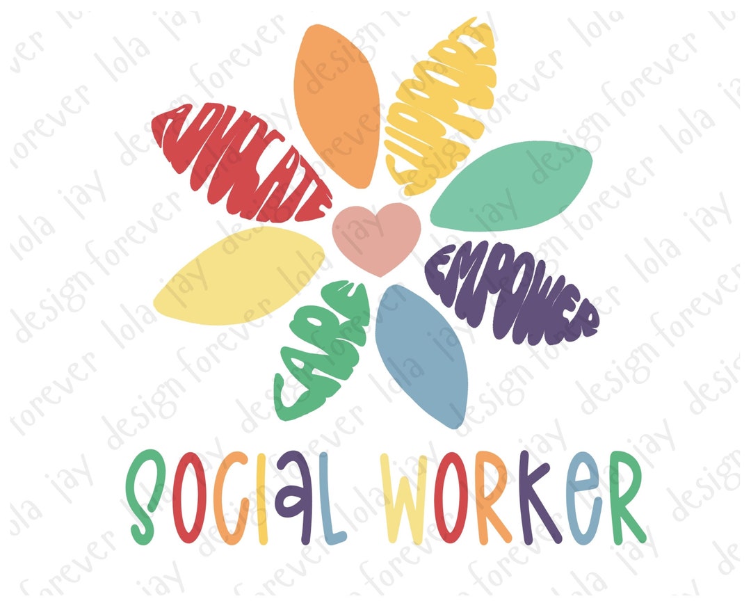Social Worker Png Sublimation Social Worker Retro Inspirational Design ...