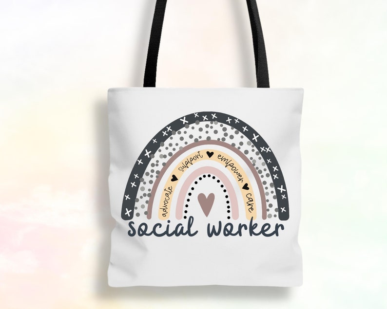 Social Worker Png Sublimation Rainbow Advocate Support Empower - Etsy