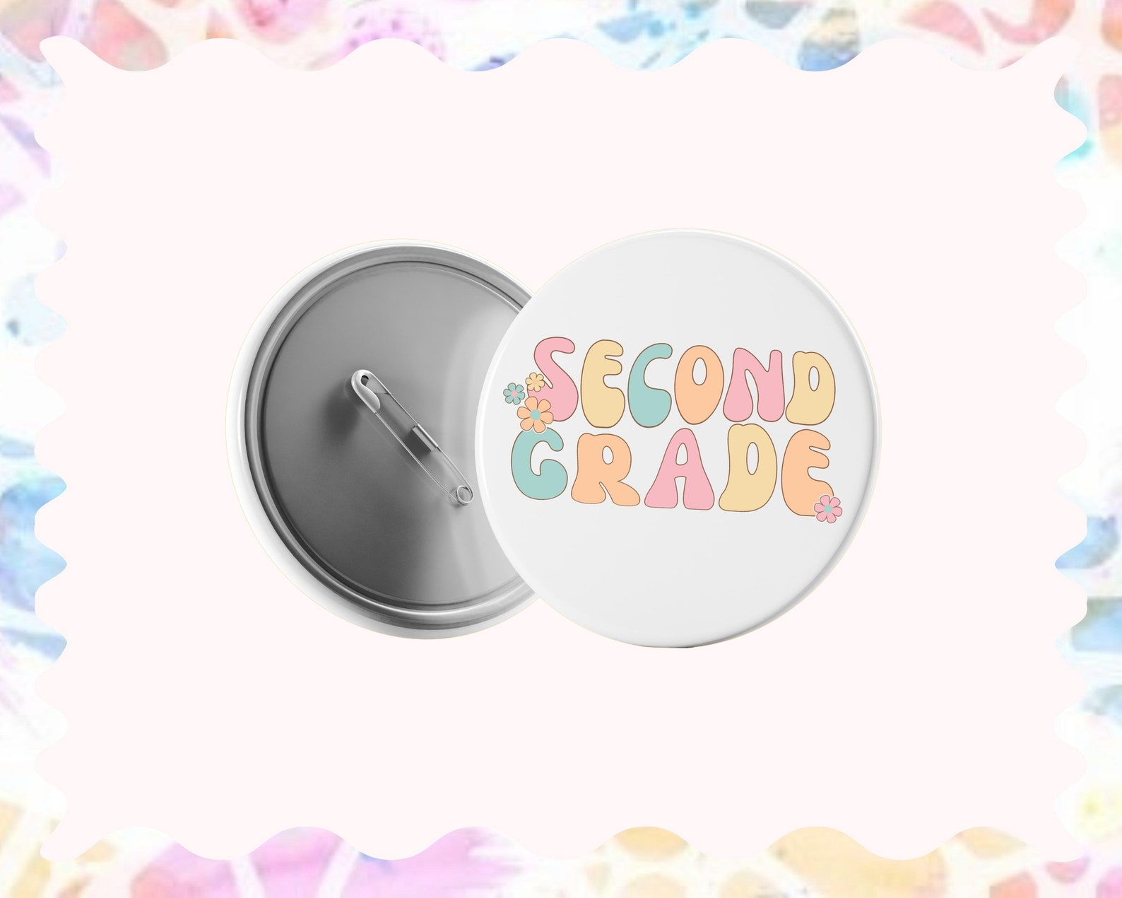 Retro 2nd Grade Sublimation Png Second Grade Png Retro - Etsy