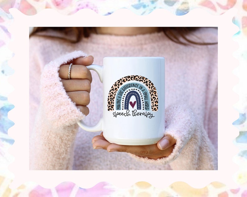 Speech Therapy PNG Sublimation SLP Png Rainbow Speech | Etsy