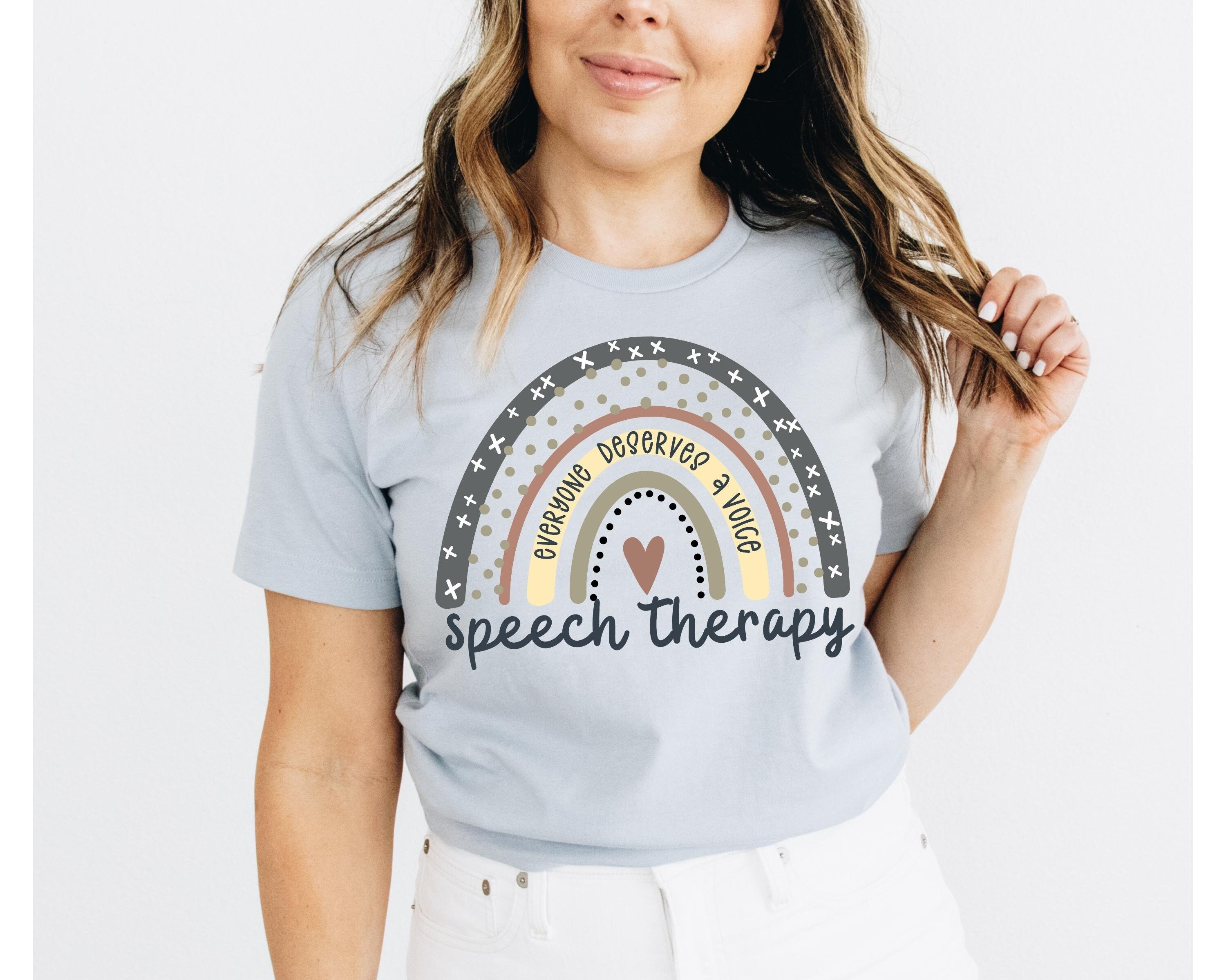 Speech Therapy PNG Sublimation Rainbow Speech Therapist PNG - Etsy