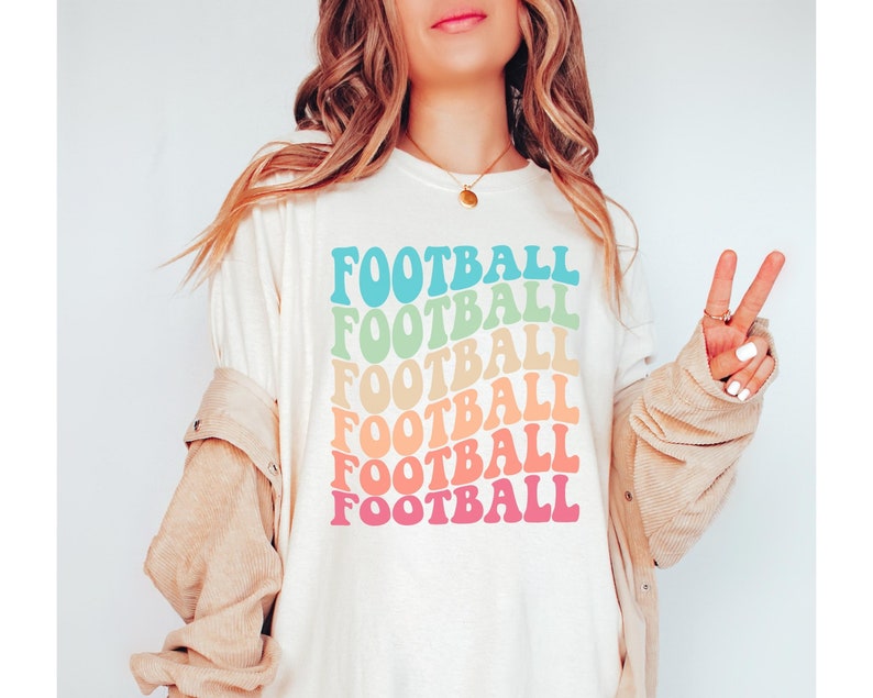 Retro Football Stacked Png Design Football Png Sport Design - Etsy