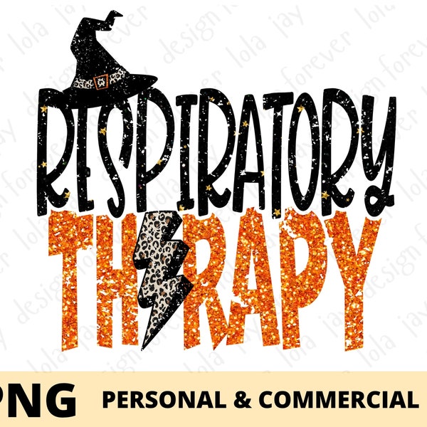 Halloween Respiratory Therapist Png - Etsy