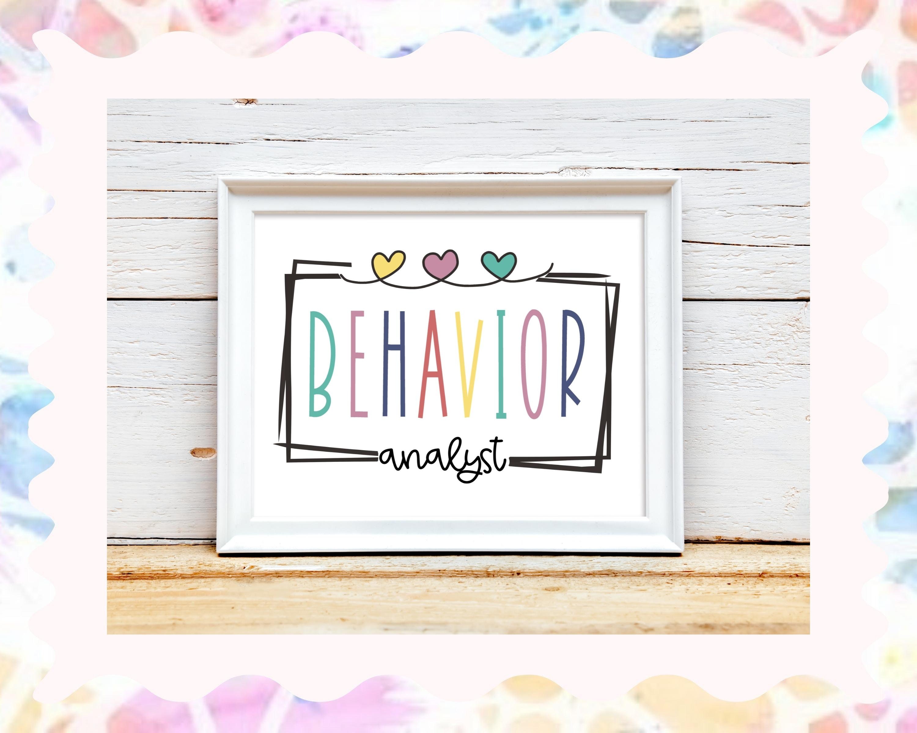 Behavior Analyst PNG Sublimation Framed Heart Design Png - Etsy