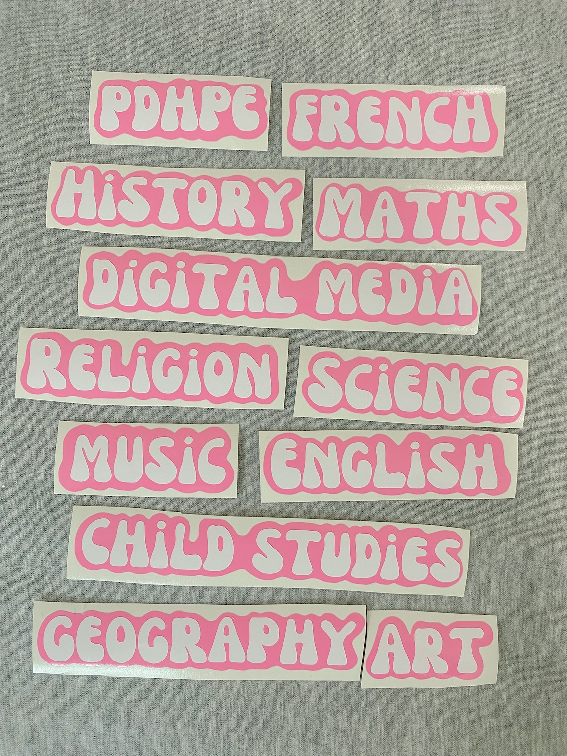 Customisable School Notebook Subject Labels | Back to School ...