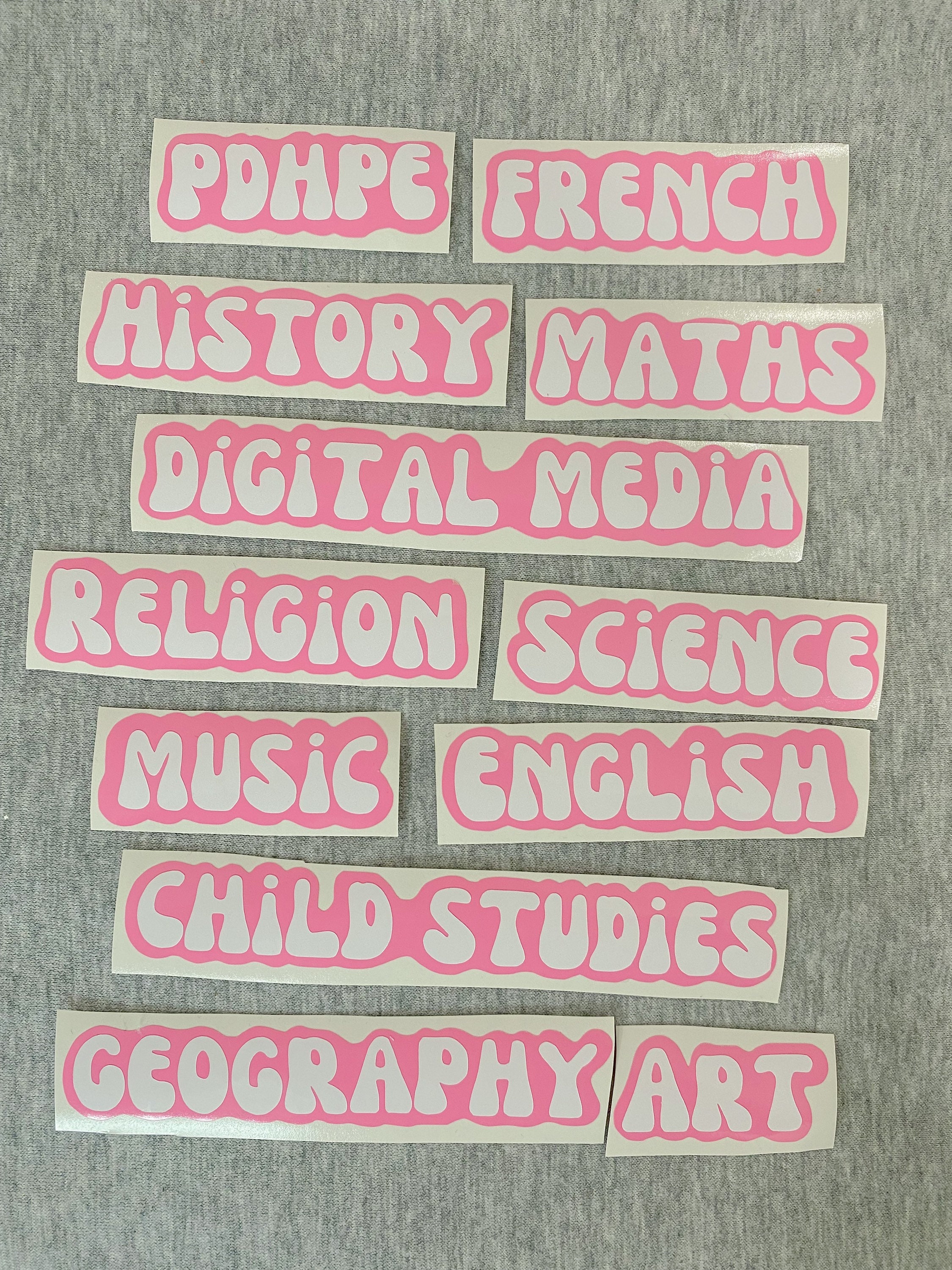 Customisable School Notebook Subject Labels | Back to School ...