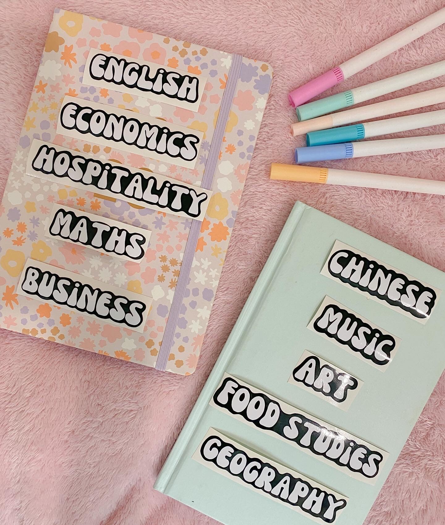 Customisable School Notebook Subject Labels | Back to School ...