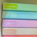 Customisable School Notebook Subject Labels Back to School Organisation ...