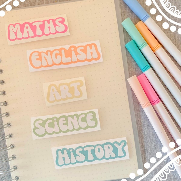 Aesthetic School Supplies - Etsy