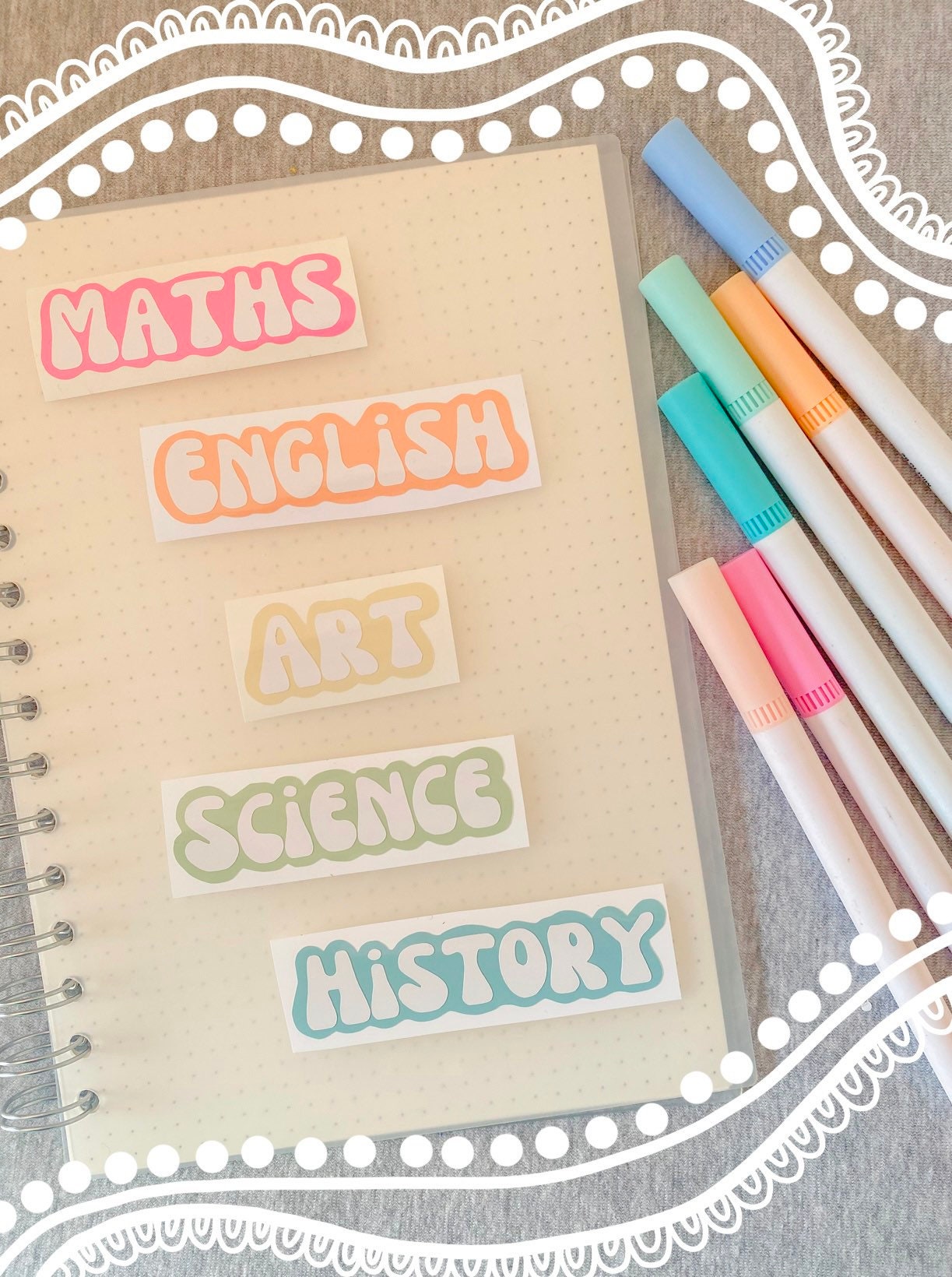 Customisable School Notebook Subject Labels | Back to School ...