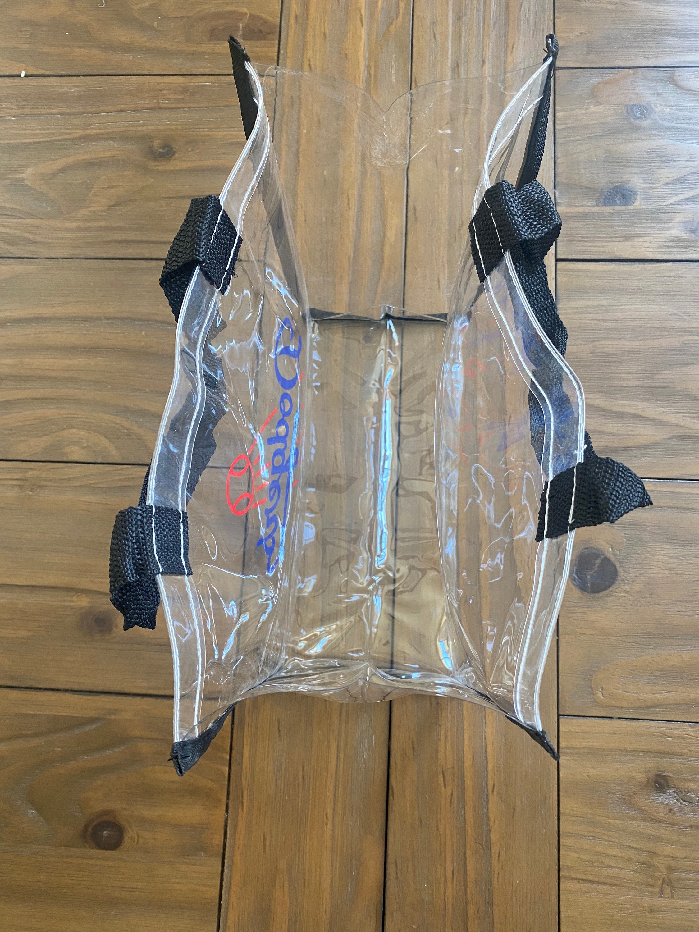 Baseball Stadium Approved Clear Tote/ Dodgers Stadium Bag/bleed Blue - Etsy