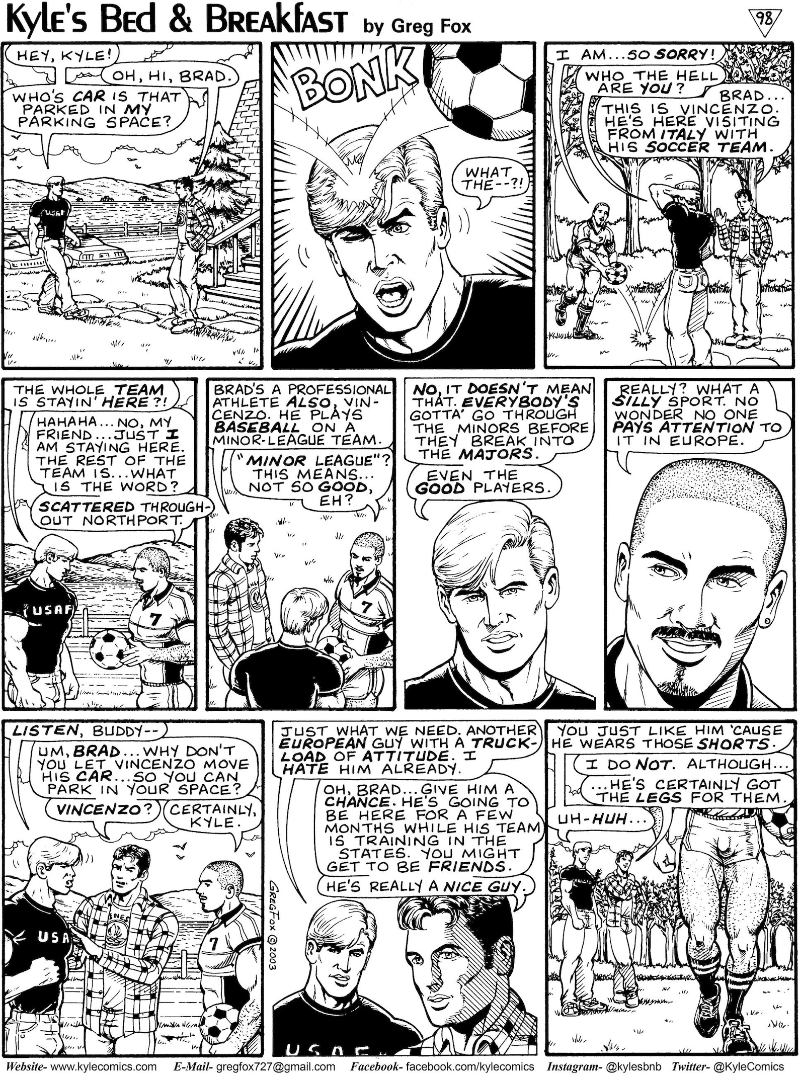 Kyle's B&B: Vol. #1- Signed by the Artist | LGBTQ Comics | Gay Comics ...