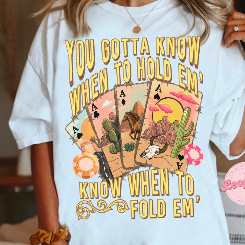 Know When to Fold Em - Etsy