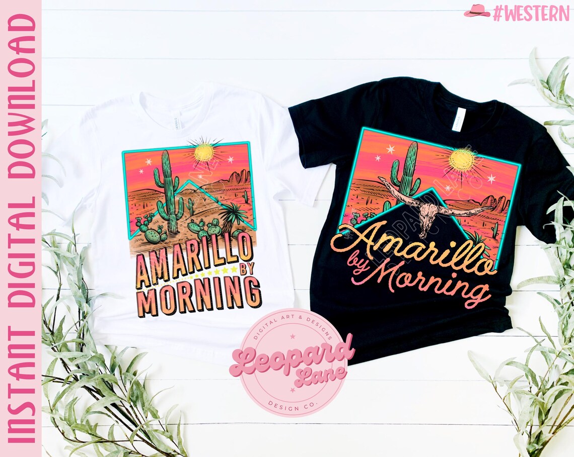 PNG File Amarillo by Morning Western Instant Digital Download Graphic ...