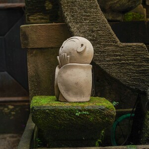 Jizo Statue 8 Inch / 20 Cm, Jizo Figurine, Jizo Sculture, Zen Buddha ...