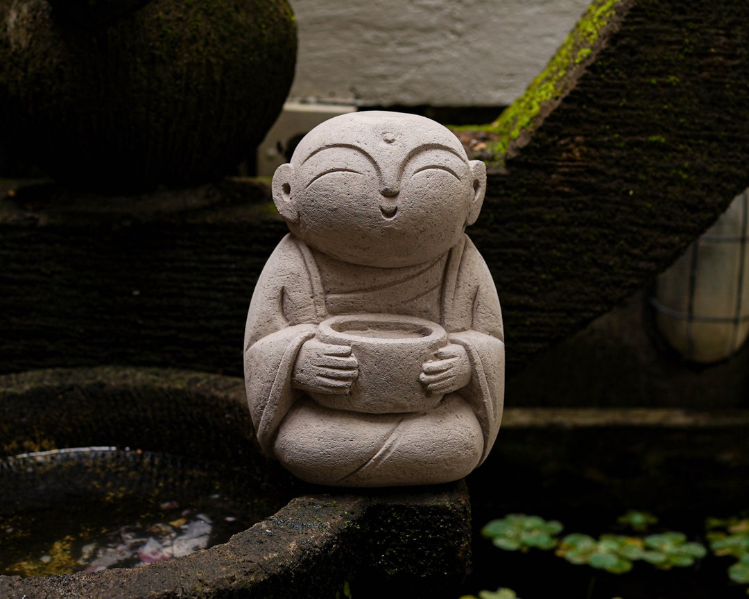 Jizo Statue 8 Inch / 20 Cm, Jizo Figurine, Jizo Buddha, Home Decor ...