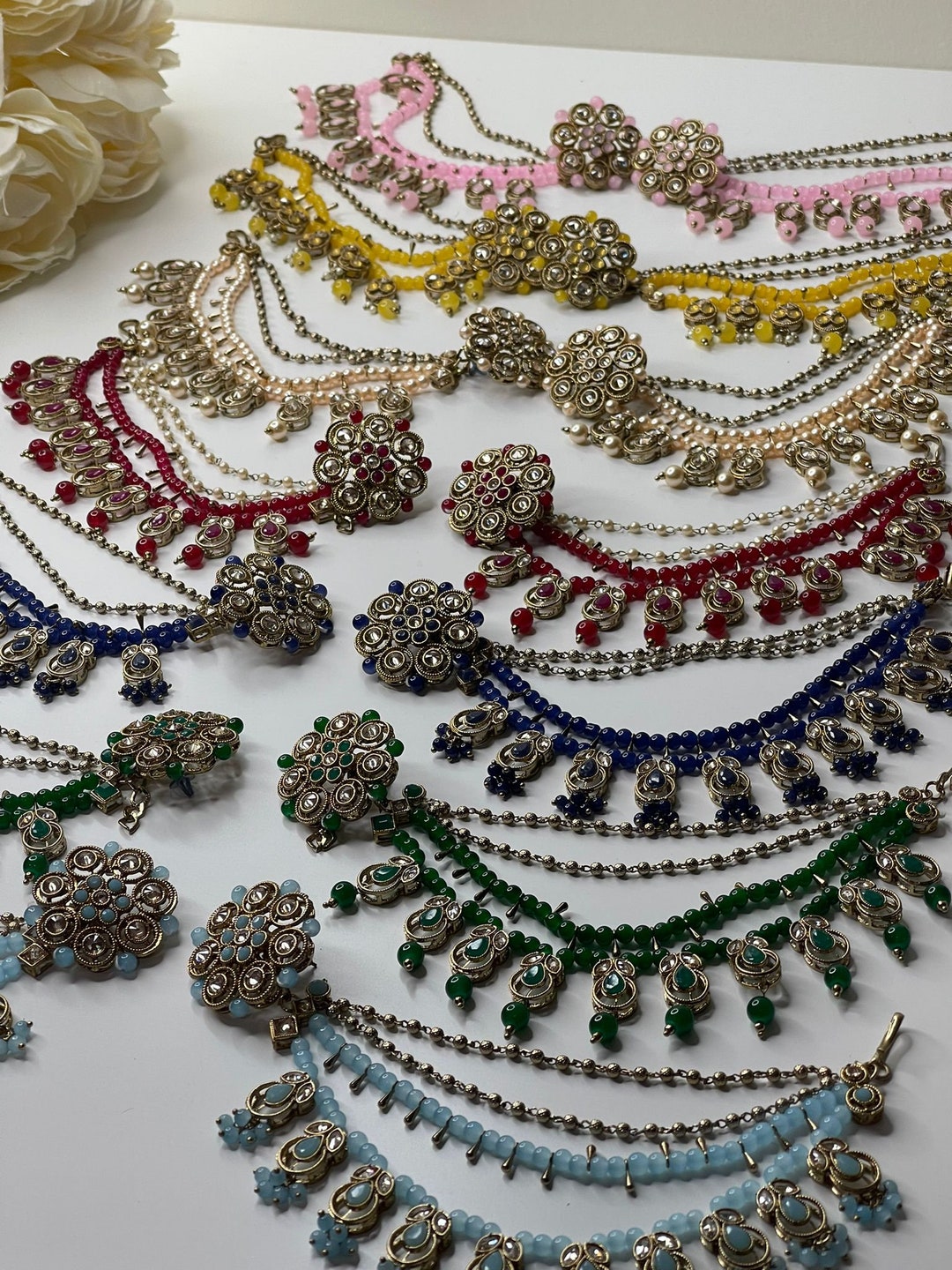 Bahubali Earrings/ Indian Jewelry/ Bollywood Jewelry/ Jhumkas/ Indian Earrings/ Gold Earrings ...