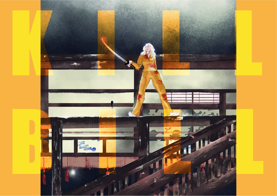 Kill Bill - the Bride Vs Crazy 88 A4 Matte Print - Etsy
