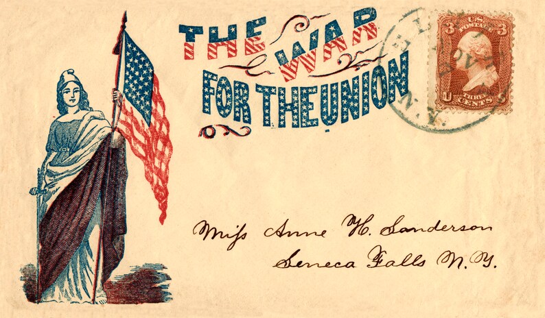 American Civil War Postal Envelopes - Etsy
