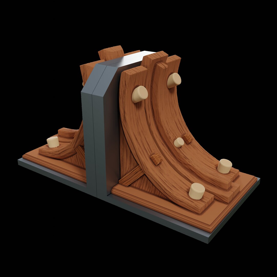 Barrel Slat Bookends - Xykit "the Level Up" - Etsy