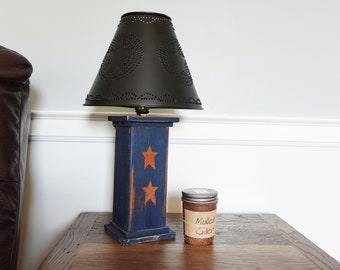 Primitive Table Lamp - Etsy