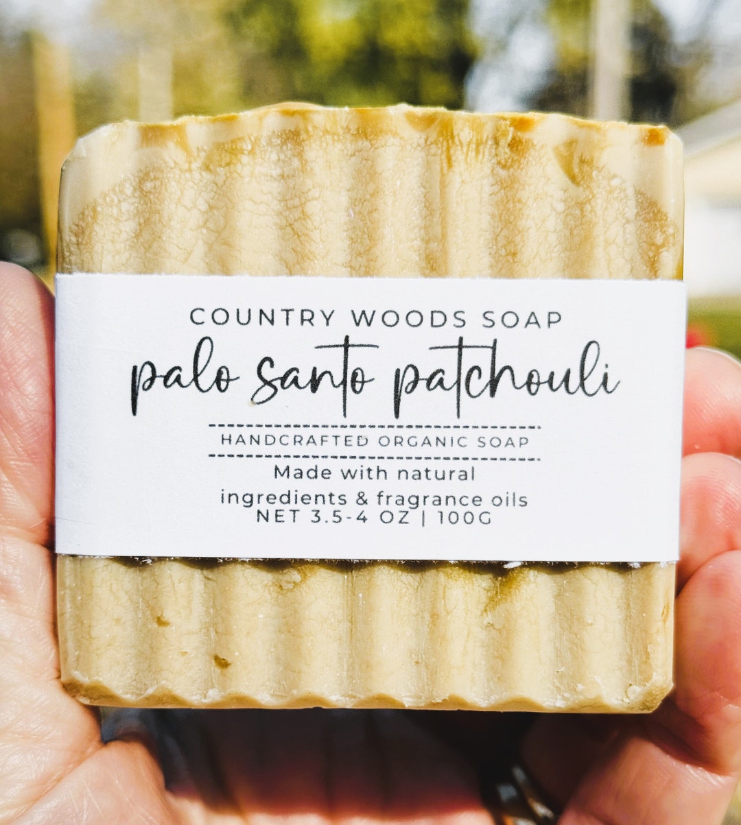 Palo Santo Patchouli Soap, Goats Milk Soap for Dry Skin, Homemade Bar ...