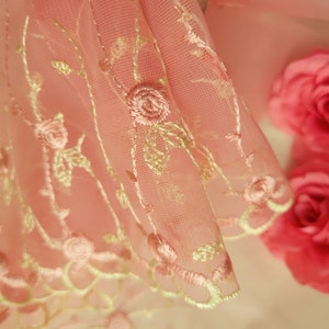 Pink Trim 3.99 per Yard. Beautiful 8 Wide Soft Net With Pink ...