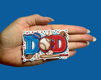 Happy Father's Day Sticker Set Papa Day, Bumper Sticker, Vinyl Sticker ...