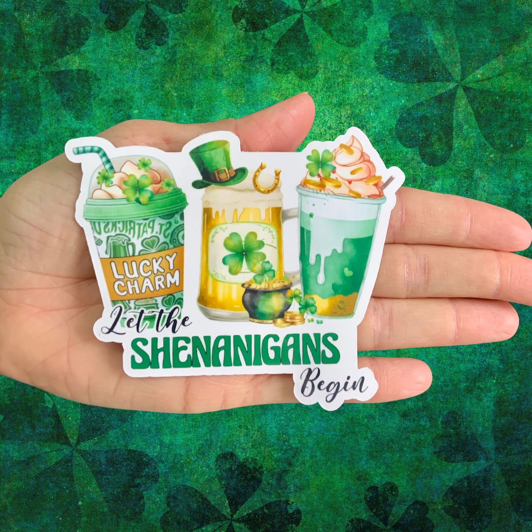 Let the Shenanigans Begin, Vinyl Water Resistant, Laptop, Notebook ...