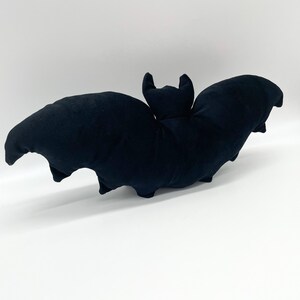Black Velvet Bat Cushion Gothic Throw Pillow Halloween - Etsy