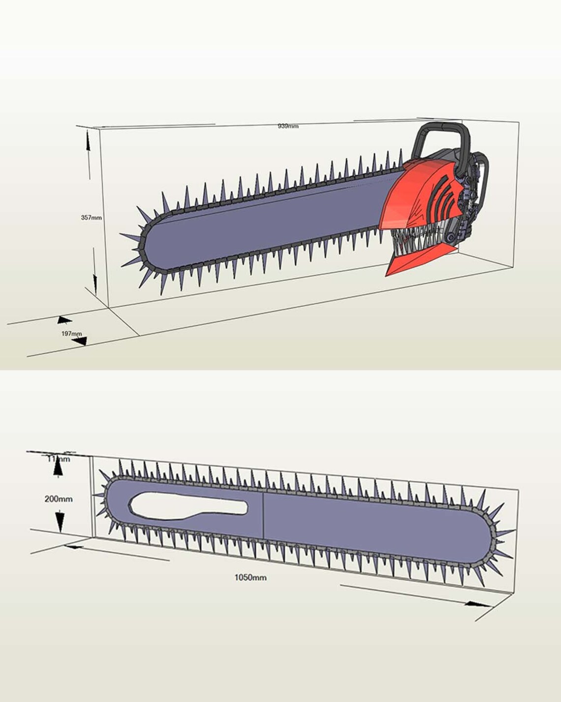 Denji Helmet - Chensō Man - Pepakura Foam Templates - Etsy