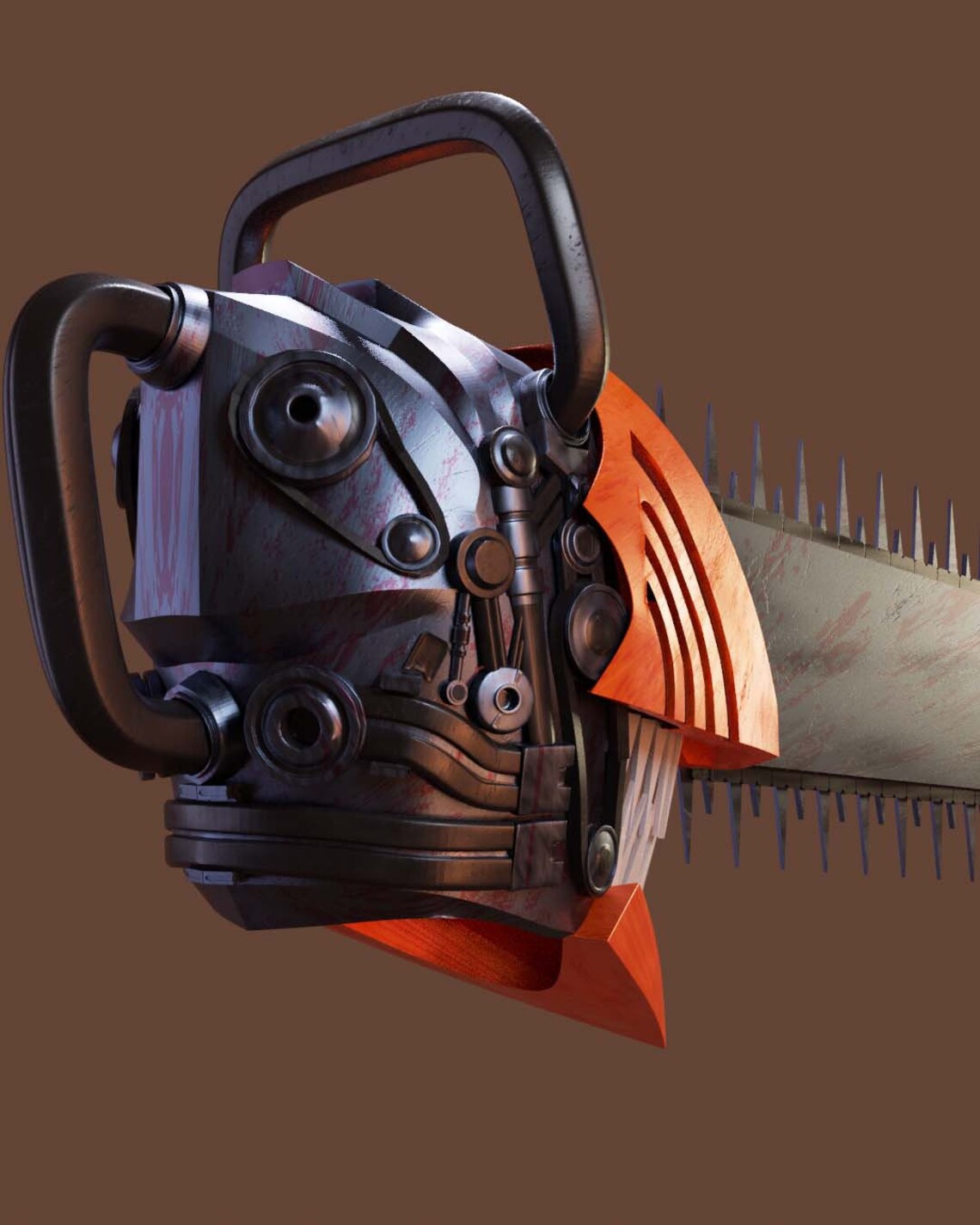 Denji Helmet - Chensō Man - Pepakura Foam Templates - Etsy