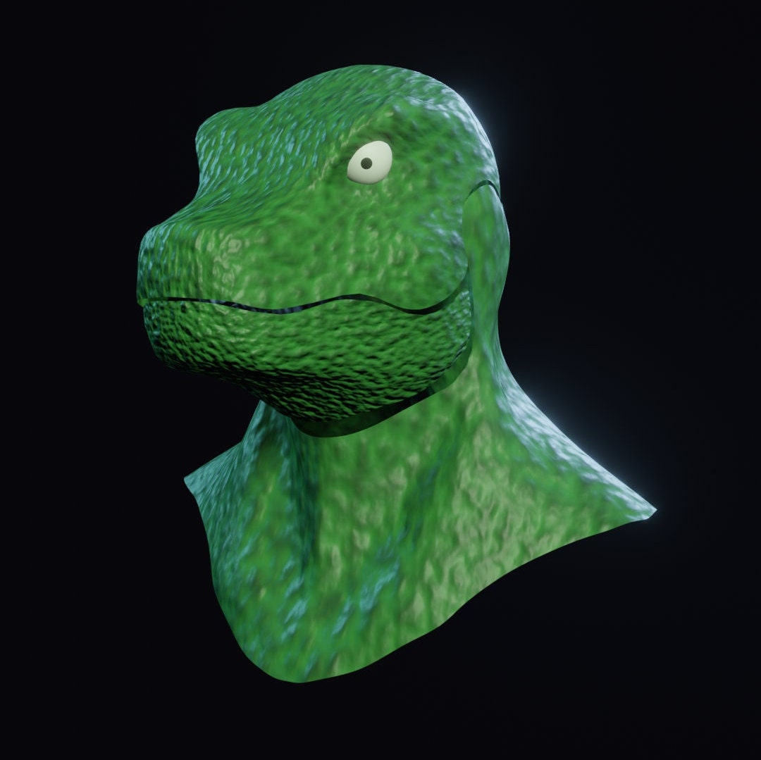 Caiman Base Head Pepakura Foam and Sponge Template - Etsy