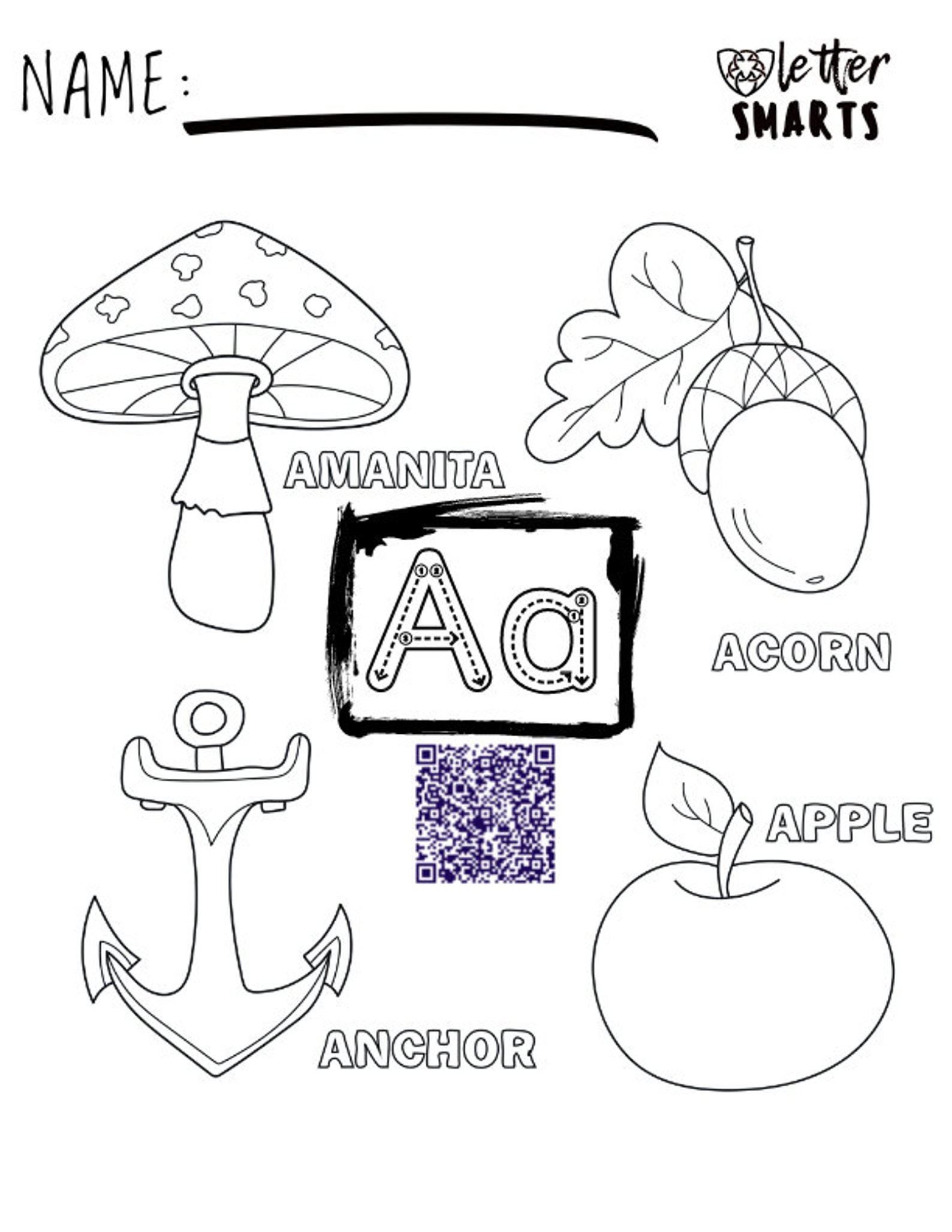 26 Printable Alphabet Letter Association Printable Worksheets ...
