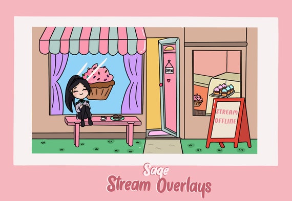 Sage Stream Overlay / Be Right Back / Starting Soon/ Offline | Etsy