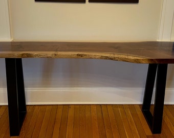 Live Edge Console - Etsy