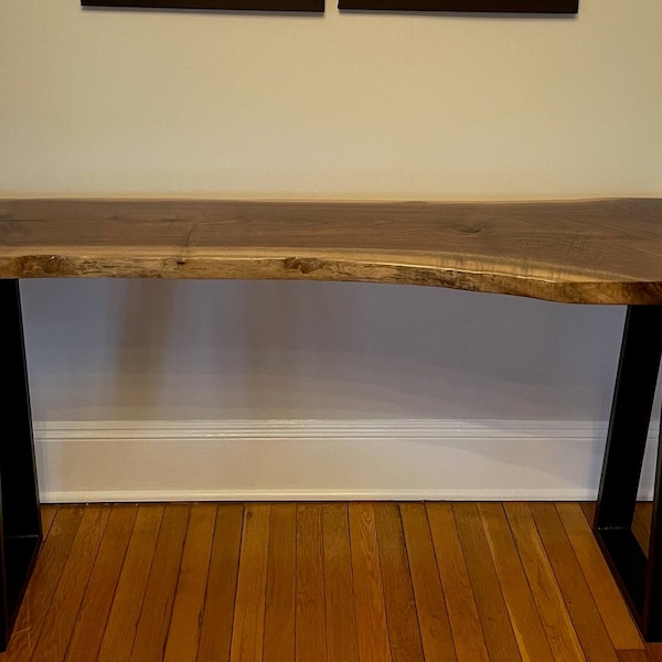 Live Edge Console - Etsy