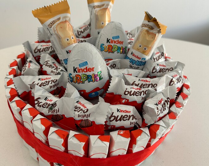 Kinder Chocolate Cake Bueno Cake Kinder Chocolate Hamper Birthday Cake ...