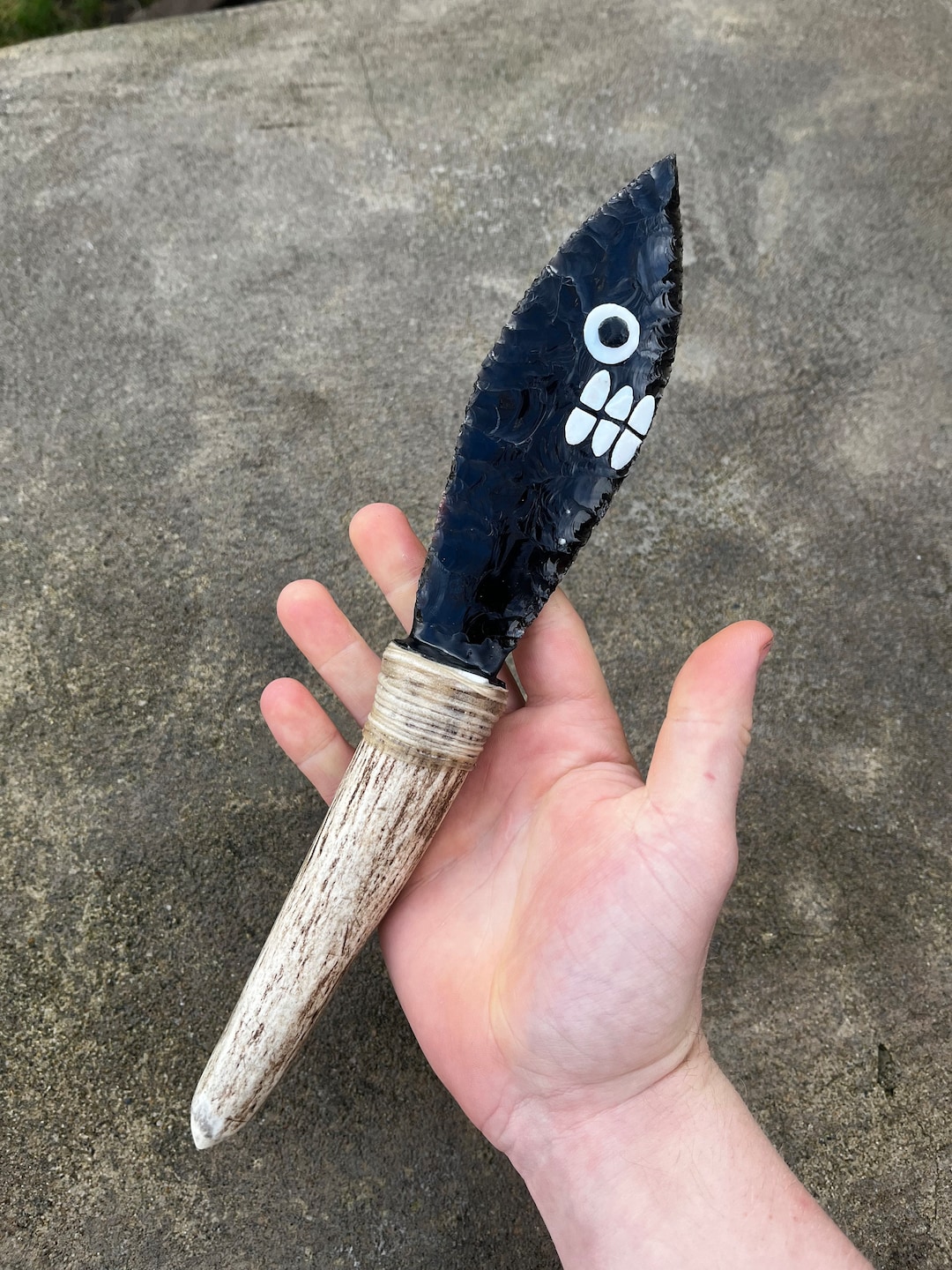 Aztec Obsidian Sacrificial Knife Tecpatl Replica - Etsy