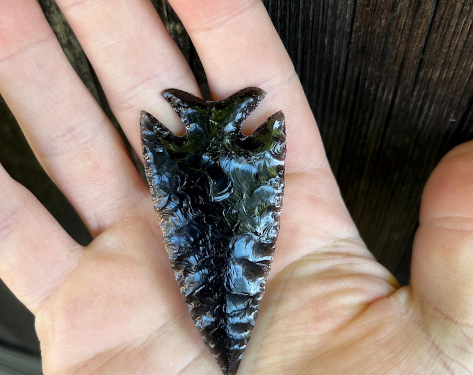 Elko Arrowhead Obsidian Projectile Point Replica - Etsy