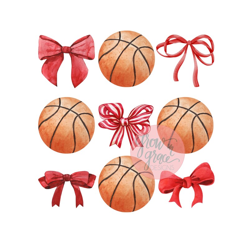 Basketball Bows - Etsy