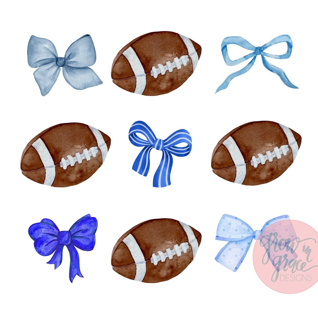 Football Coquette Preppy Digital Download - Etsy