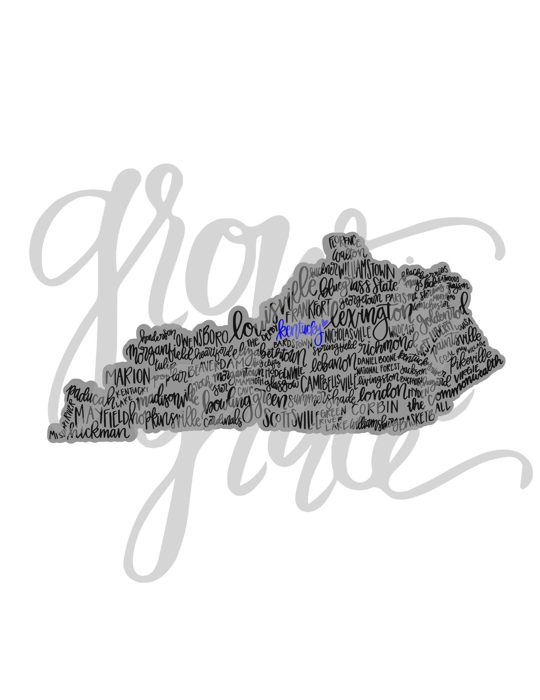 Kentucky Cities UK 606 Lexington Sublimation PNG Best Seller Popular ...