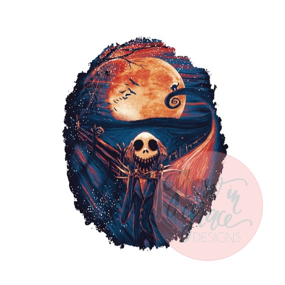 Nightmare Before Christmas Van Gogh Starry Night Halloween - Etsy