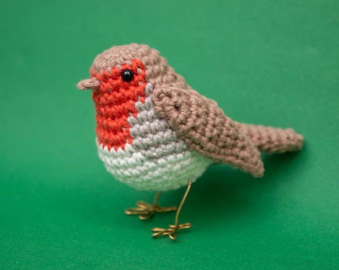European Robin Crochet Pattern PDF European Robin Amigurumi - Etsy