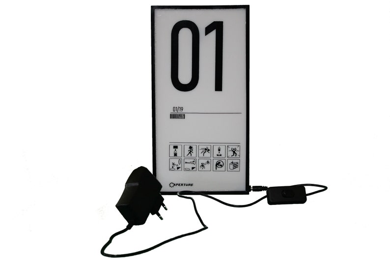 Portal Test Chamber Sign - Etsy