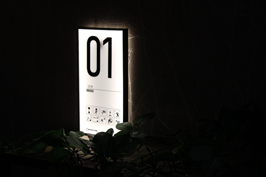 Portal Test Chamber Sign - Etsy