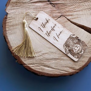 Wooden Bookmark | Funny Animal Bookmarks | Gifts for Book Lovers | Book ...